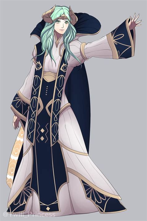 An Anime Character Dressed In Blue And White