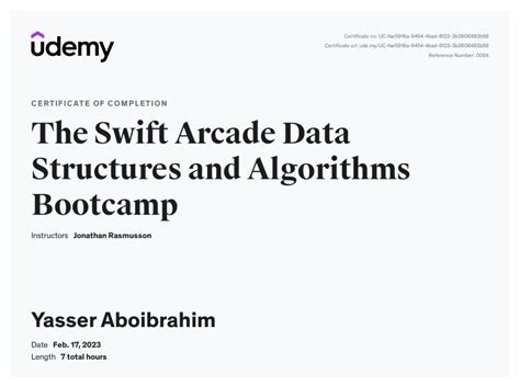 yasser aboibrahim on linkedin datastructures algorithms swift udemy