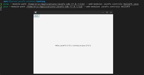 Installing Java And Javafx