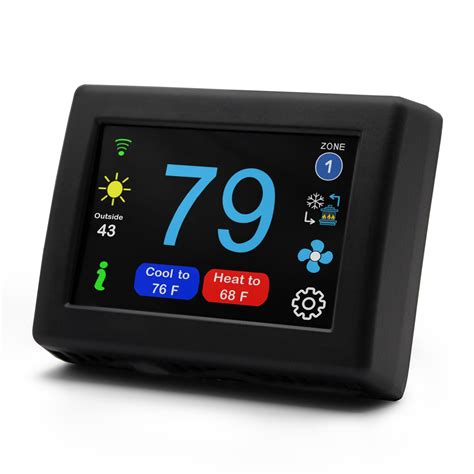 Micro Air Easytouch Rv Thermostat 355 Black
