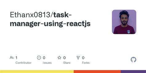Github Ethanx0813task Manager Using Reactjs