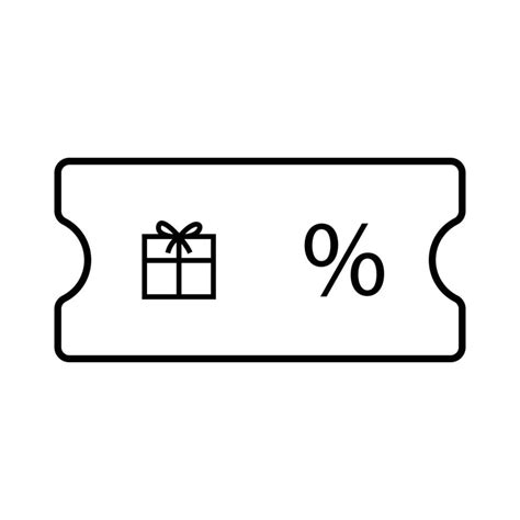 Voucher Icon Vektor 17263477 Vector Art At Vecteezy