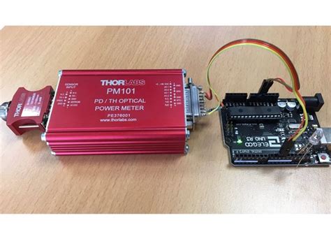 Stand Alone Powermeter With A Thorlabs Pm101 And Arduino Arduino