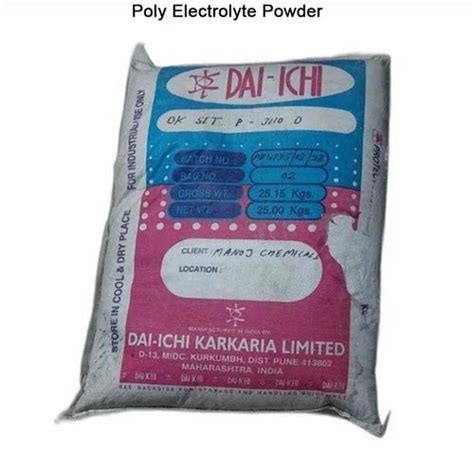 White Poly Electrolyte Powder 25 Kg Grade Industrial Grade At Best Price In Sas Nagar