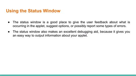 java applet ppt