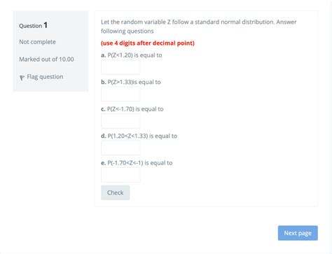 Solved Question Let The Random Variable Z Follow A Chegg