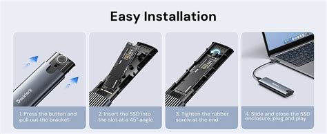 Dockteck M 2 Nvme Sata Ssd Enclosure Dockteck