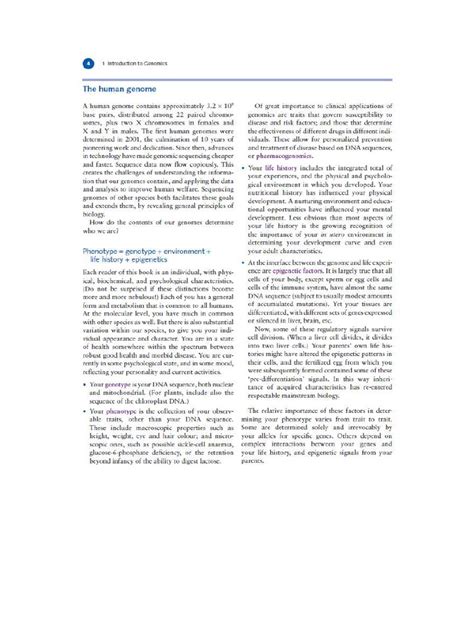 introduction to genomics pdf