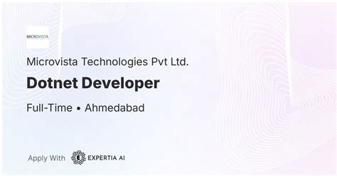 Dotnet Developer Job Ahmedabad Senior