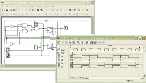 A Digital Circuit Opened In The Digital Circuit Simulator And On The Download Scientific