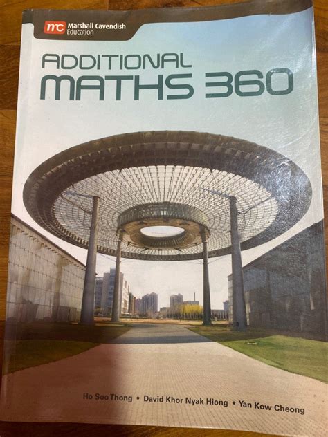 Additional Maths 360 Textbook Hobbies And Toys Books And Magazines