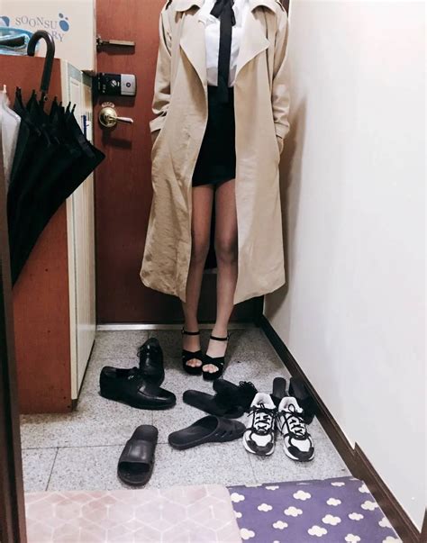 키 167 씹루저라 누나옷으로 여장 한번 해봤다