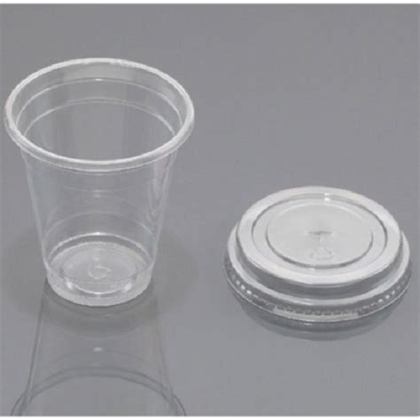 투명플라스틱컵뚜껑포함 한샘과학
