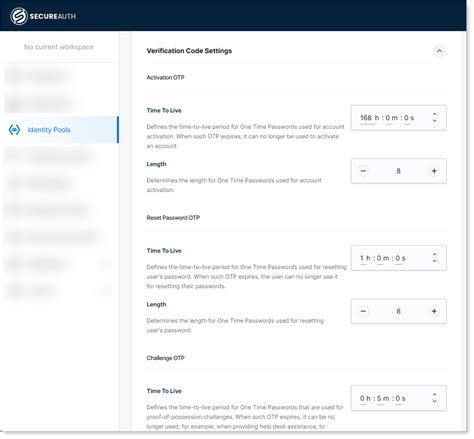 Configure Verification Codes