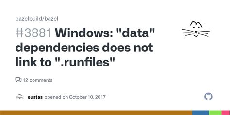 windows data dependencies does not link to runfiles · issue 3881