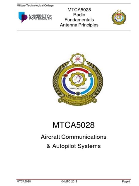 part 5 radio fundamentals antenna principles pdf antenna radio