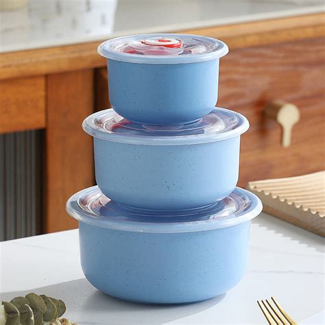 Honeeladyy Food Storage Containers Set With Lids 3 Size Reusable