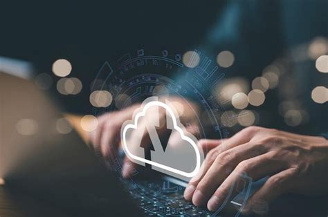 Premium Photo Man Use Laptop With Cloud Computing Diagram Show On Hand Cloud Technology Data