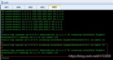 Mpls静态lsp部署dis Mpls Lsp Csdn博客