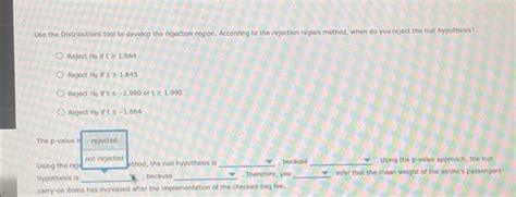 Solved 3 Hypothesis Tests About A Population Mean