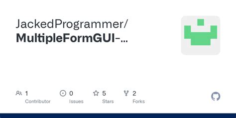 GitHub JackedProgrammer MultipleFormGUI PowerShell