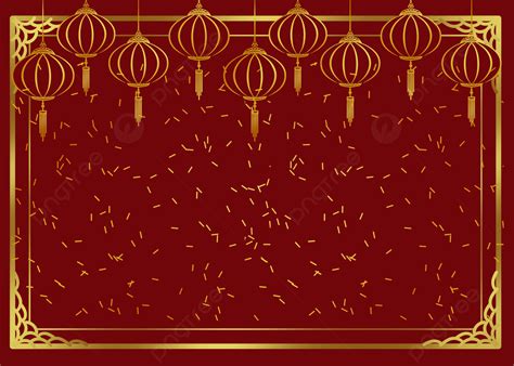 봄 축제 간단한 금 배경 종이 절단 랜턴 테두리 중국의 설날 단순한 칸델라 배경 일러스트 및 사진 무료 다운로드 Pngtree