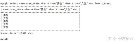 mysql学习笔记之控制流程函数 知乎