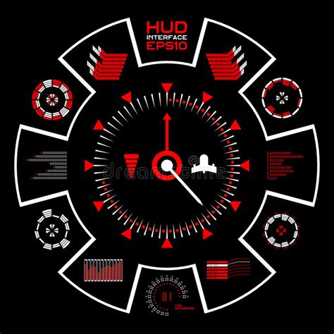 Abstract Vector Blue Virtual Graphic Touch User Stock Vector Illustration Of Infographic Game