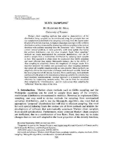 Fillable Online Markov Chain Sampling Methods For Dirichlet Process