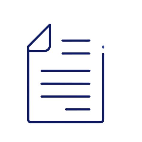 Document Icon Outline Gradient Premium Ai Generated Vector