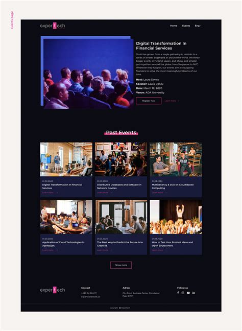 Expertech Website On Behance