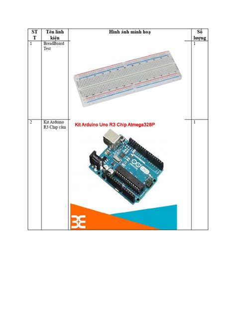 Iot102 Project Link Kiện Pdf