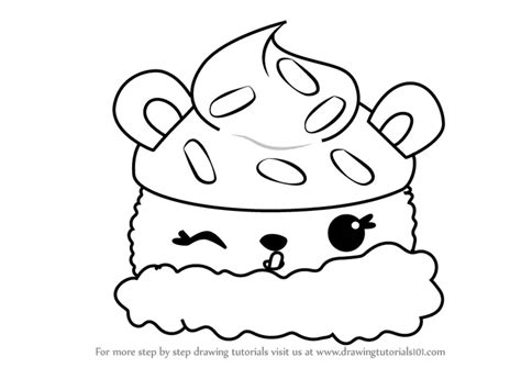 How To Draw Nana Berry From Num Noms Num Noms Step By Step