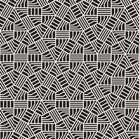 Vector Seamless Irregular Linear Grid Pattern Modern Abstract Texture Repeating Geometric