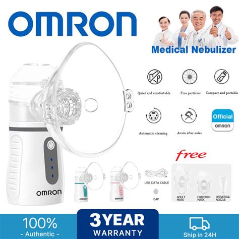 New Upgrade Omron Portable Nebulizer For Asthma Original Mini Home Use Travel Mesh Nebulizer