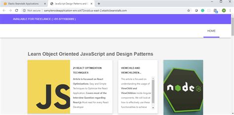 Deploy Node Applications On Aws Elastic Beanstalk By Mayank Gupta