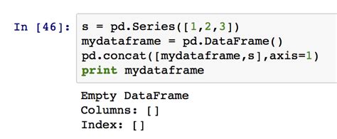 Python Concat A Dataframe With A Series In Pandas Stack Overflow