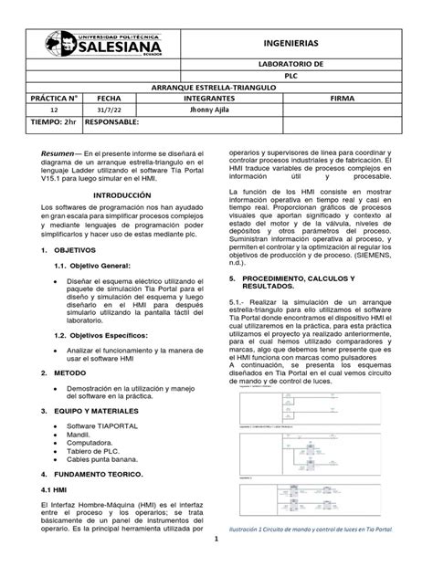 Practica 12 Descargar Gratis Pdf Controlador Lógico Programable Software