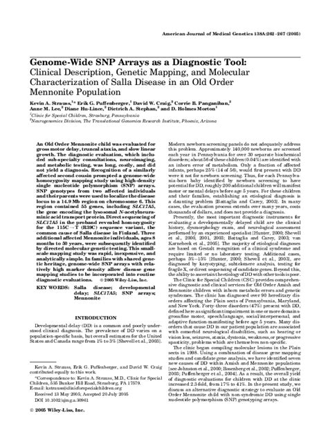 pdf genome wide snp arrays as a diagnostic tool clinical description