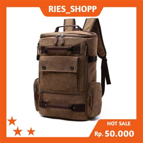 Jual Tas Ransel Murahtas Kerja Model Klasik Polos Shopee Indonesia