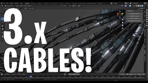 Geocables Geometry Nodes Cables Free Addon Released Scripts And Themes Blender Artists
