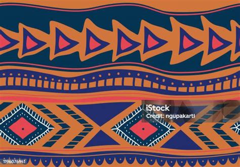 부족 패턴 벡터입니다 스트라이프 벡터 일러스트와 원활한 민족 수제 0명에 대한 스톡 벡터 아트 및 기타 이미지 0명 디자인