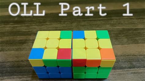 Rubik S Cube OLL Part 1 YouTube