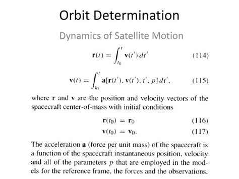 PPT Orbit Determination PowerPoint Presentation Free Download ID 2147170