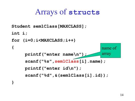 Ppt Cse1301 Computer Programming Lecture 23 Structures Part 2
