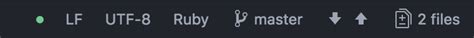Git Diff Short Stat Absent From Status Bar · Issue 1035 · Atomgithub
