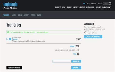 get a free plugin alliance product with this 10 voucher code