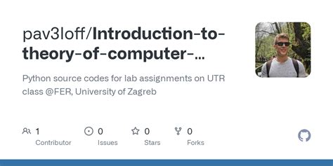Github Pav3loffintroduction To Theory Of Computer Science Lab Assignments Python Source