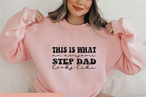 This Is What An Awesome Step Dad Looks L Graphic By SgTee Creative Fabrica
