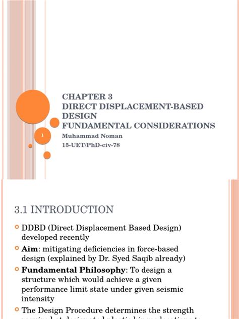 Pdf Chapter 3 Direct Displacement Based Design Dokumentips
